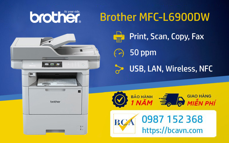 BCA Phân Phối Máy In Brother MFC-L6900DW Tại Tỉnh Bình Định BCA VIỆT ...