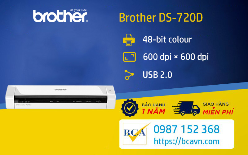 BCA Phân Phối Máy Scan Brother DS-720D Tại Tỉnh Điện Biên BCA VIỆT NAM ...