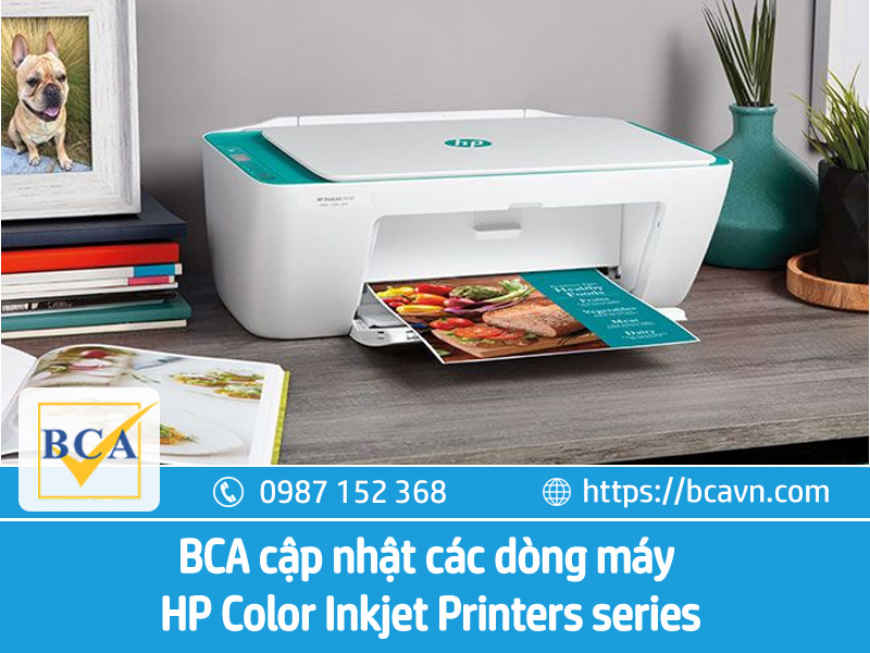 BCA Cập Nhật Các Dòng Máy HP Color Inkjet Printers Series BCA VIỆT NAM ...